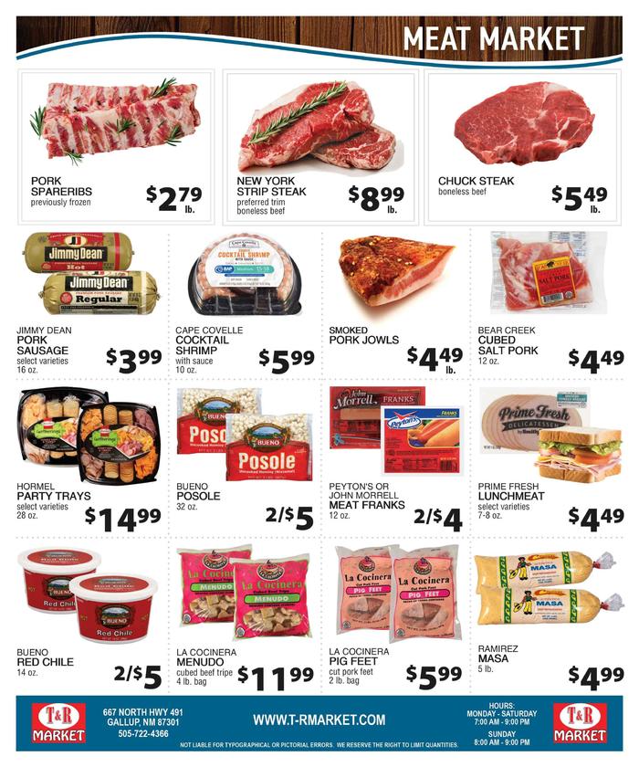 T&R Market | Ad Specials